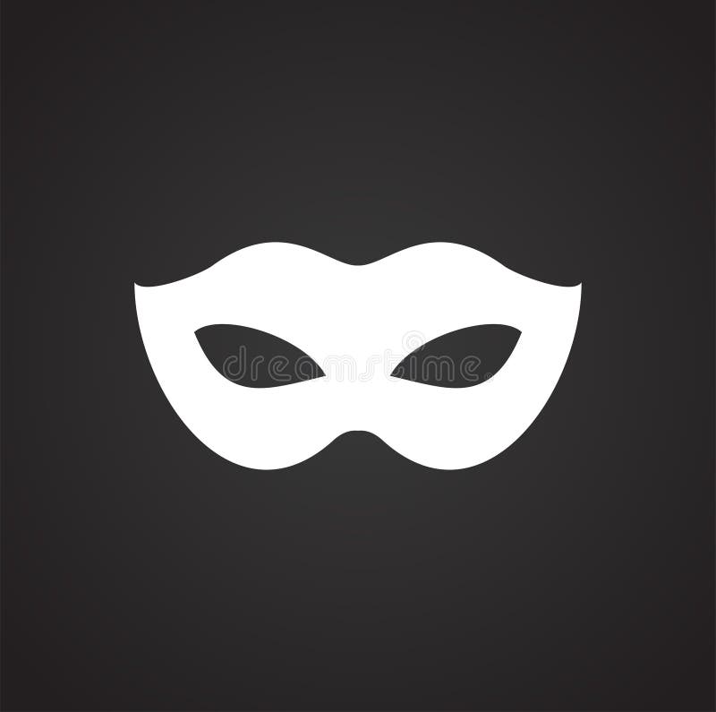 Masks Icon on Background for Graphic and Web Design. Simple Vector Sign ...