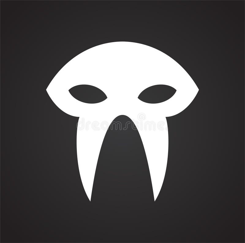 Masks Icon on Background for Graphic and Web Design. Simple Vector Sign ...