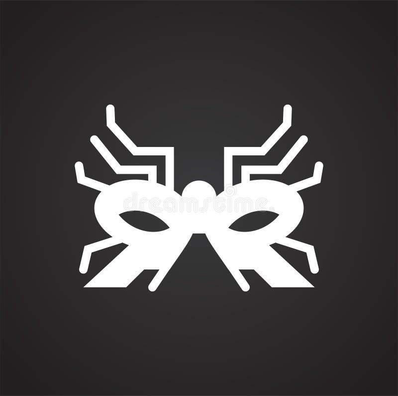Masks Icon on Background for Graphic and Web Design. Simple Vector Sign ...