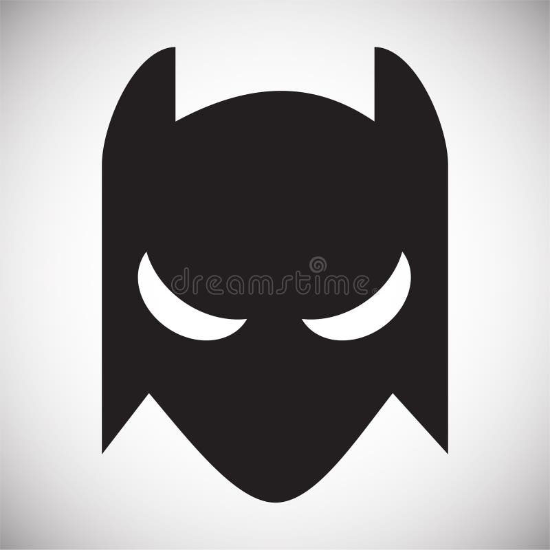 Masks Icon on Background for Graphic and Web Design. Simple Vector Sign ...