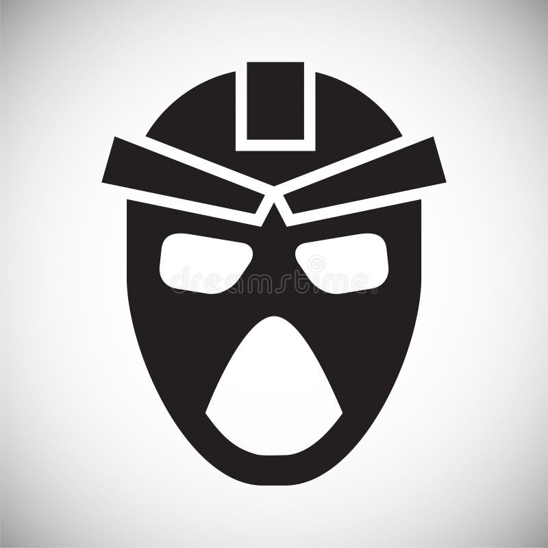 Masks Icon on Background for Graphic and Web Design. Simple Vector Sign ...