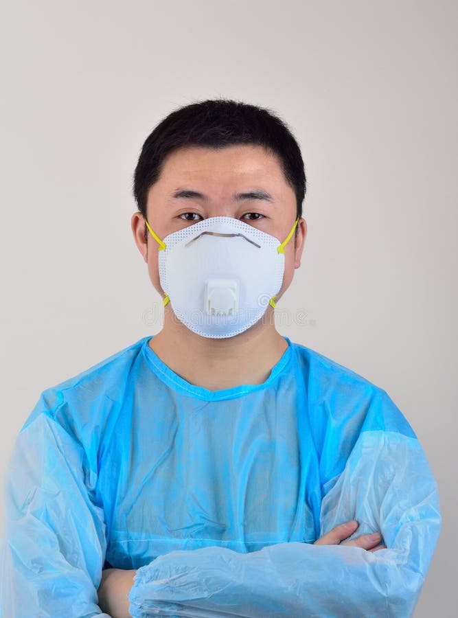 Masks and Protective Clothing Stock Image - Image of position ...