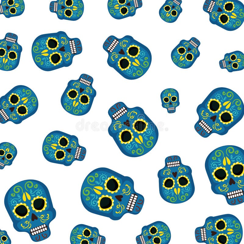 Death Pattern, Cartoon Style Stock Illustration - Illustration of blog ...