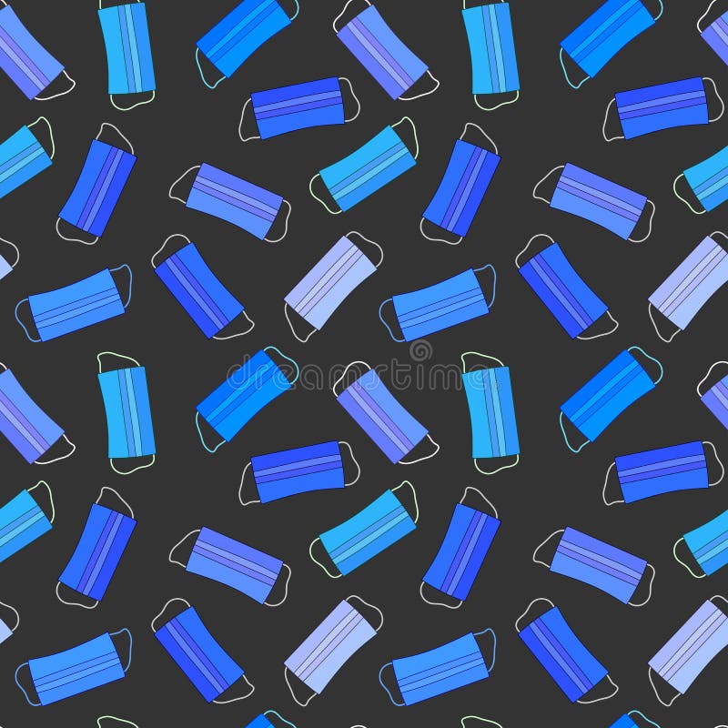 Masks Seamless Pattern. Eps10 Vector Stock Illustration Stock Vector ...