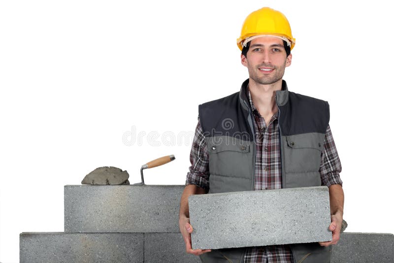 Mason stock image. Image of bricklaying, build, accessory - 27191049