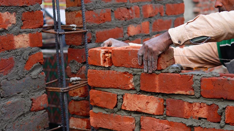 1-01-24 Mason Using Tools for Accuracy and Perfection, Delhi, India ...