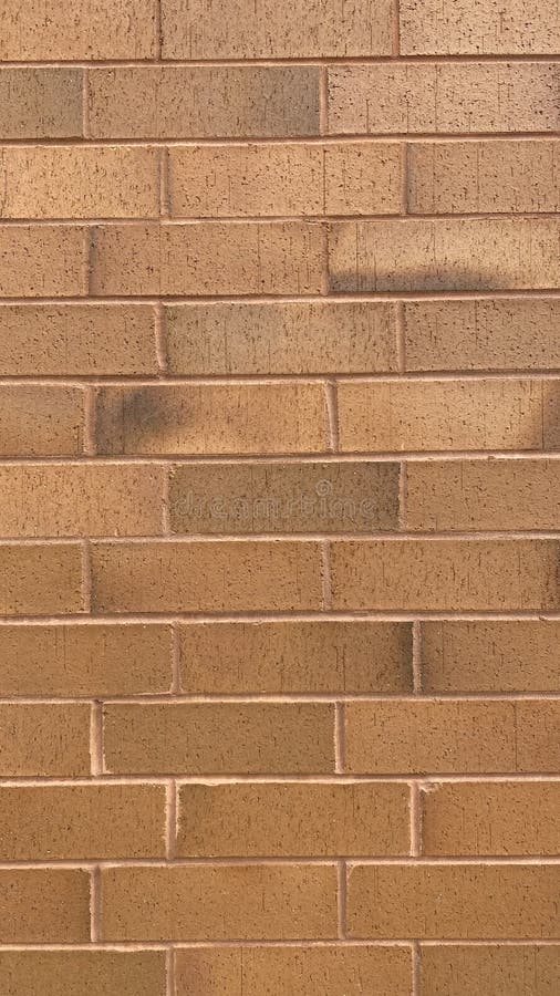 Mason Work Vertical Format Orange Colored Brick Stock Photo - Image of ...