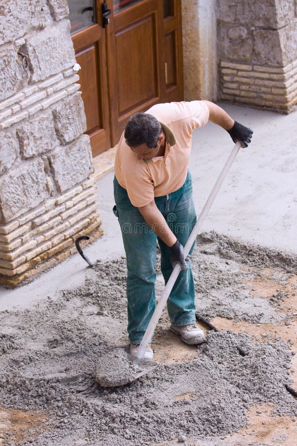 Mason worker stock photo. Image of manual, masonry, house - 34799294
