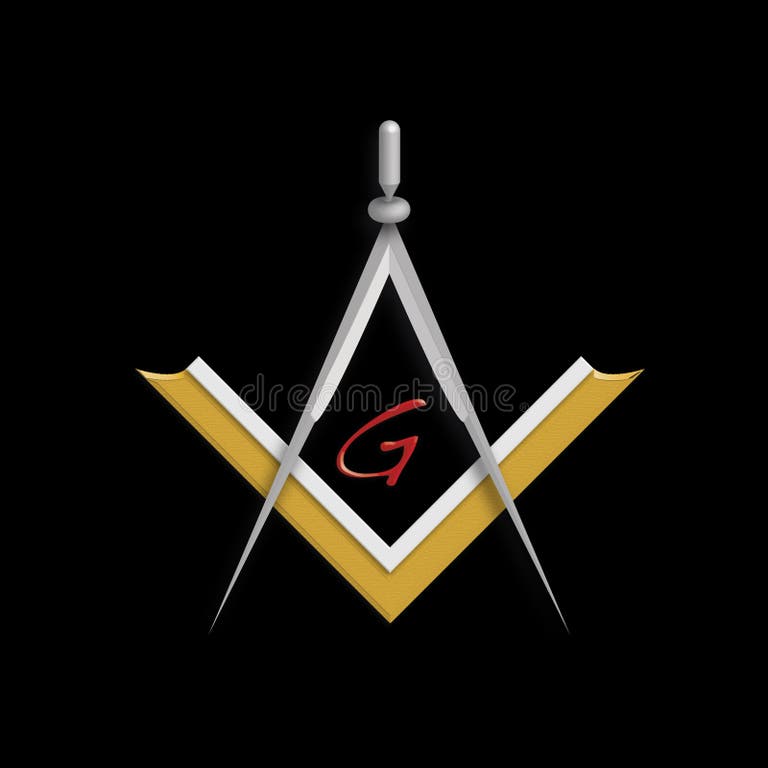 Masonic Square Compass Stock Illustrations – 124 Masonic Square Compass ...