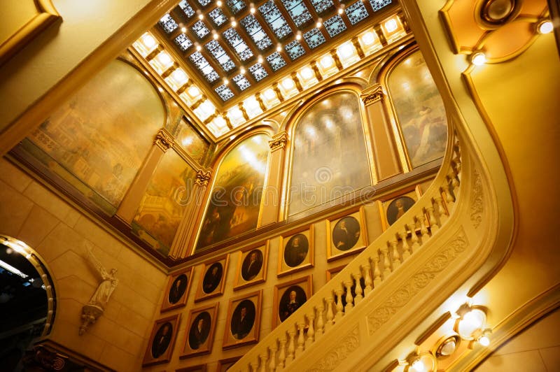 Masonic temple stairs editorial stock image. Image of francs - 44802524