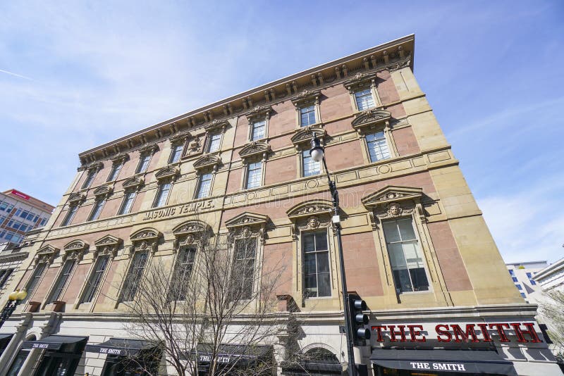 Masonic Temple in Washington - WASHINGTON DC - COLUMBIA - APRIL 7, 2017 ...