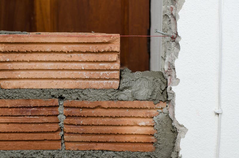 Masonry,Building Construction. Stock Photo - Image of blocks ...