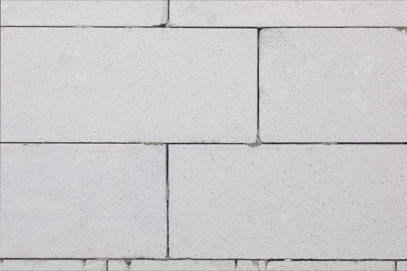 Masonry from the Gas Blocks Close-up Stock Image - Image of order ...