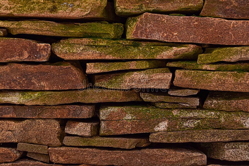 Masonry Made of Flat Stones Stock Photo - Image of gray, design: 239977034