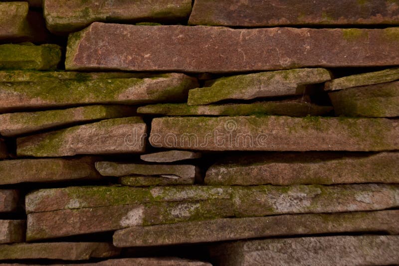 Masonry Made of Flat Stones Stock Photo - Image of gray, grunge: 235551848