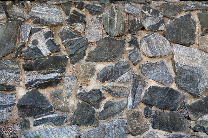 Masonry Made of Granite Stone. Background Stock Photo - Image of ...