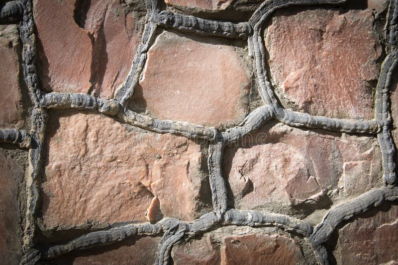 Closeup of Masonry Stone Wall with Irregular Pattern, Seamless Texture ...