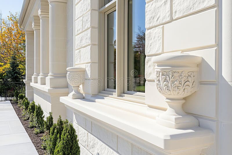 Masonry Stone Wall with Textured Blocks for Exterior Facade Cladding ...
