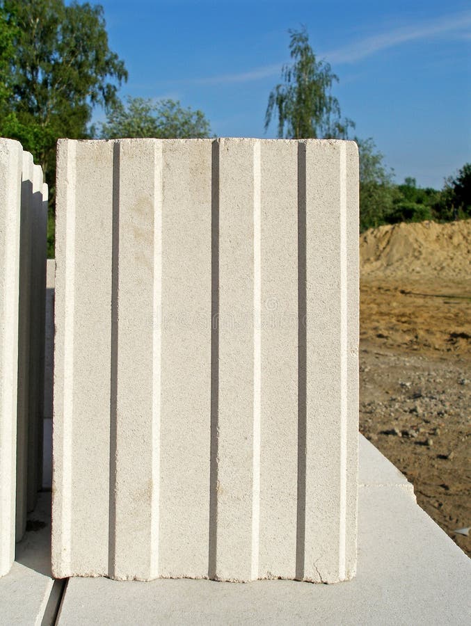 Masonry units stock image. Image of blue, stacked, outside - 25697177