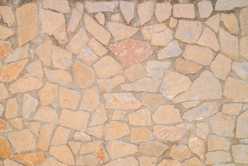 Masonry Wall of Stones with Irregular Pattern Texture Background Stock ...