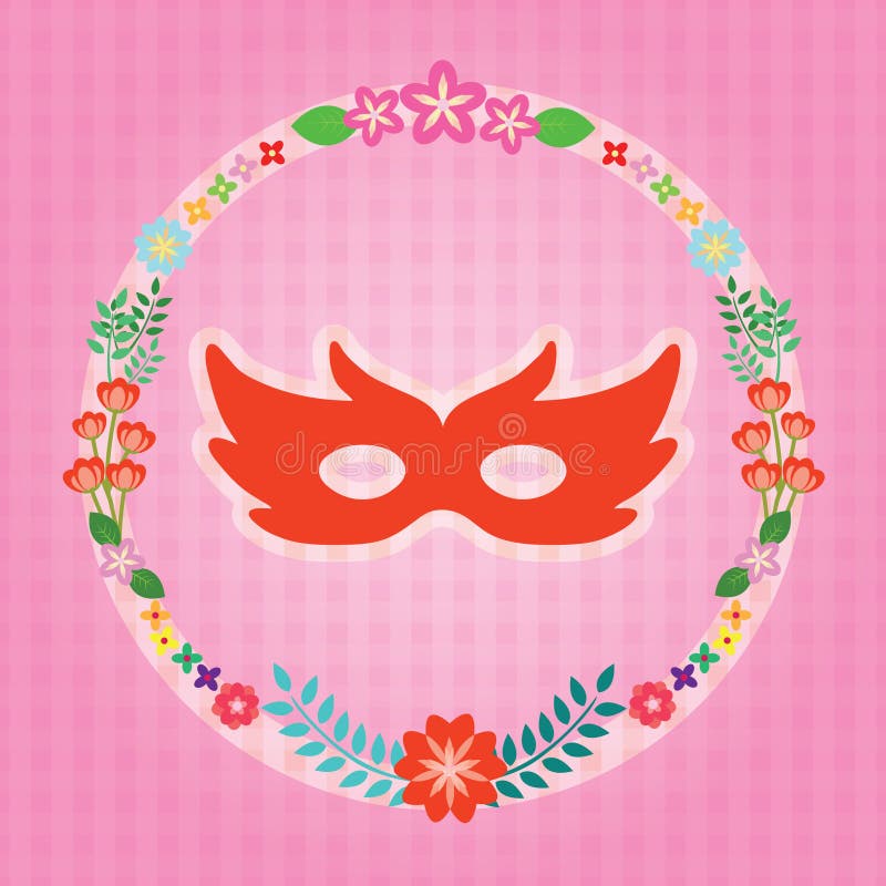 Masquerade Background. Vector Illustration Decorative Design Stock ...