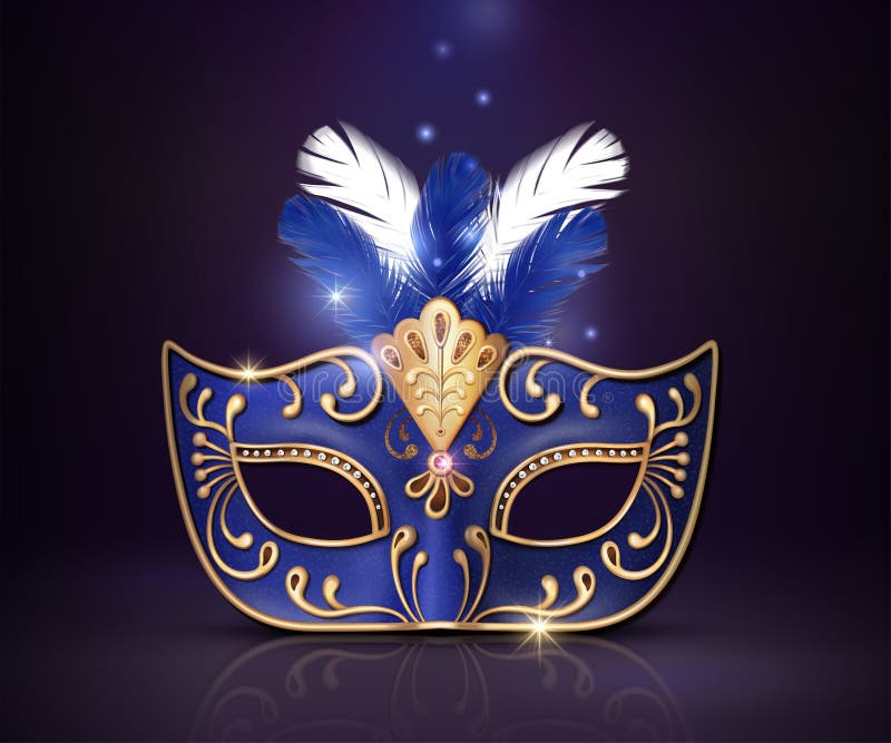 Masquerade decorative mask stock vector. Illustration of carnival ...