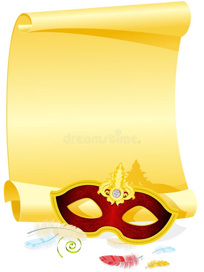 Masquerade Invitation stock vector. Illustration of masquerade - 15531497