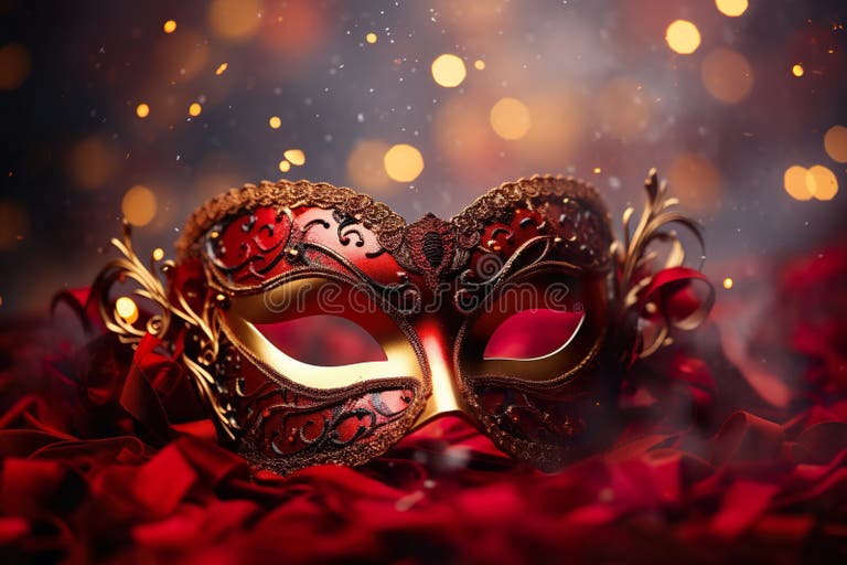 Masquerade Magic: Intricate Carnival Masks Stock Photo - Image of ...