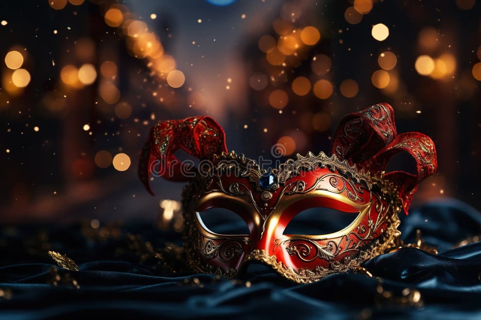 Masquerade Magic: Intricate Carnival Masks Stock Image - Image of ...