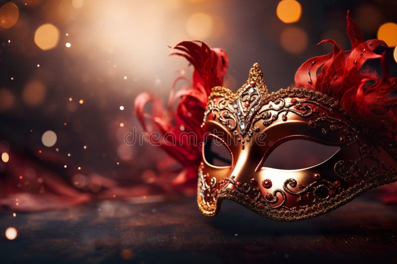 Masquerade Magic: Intricate Carnival Masks Stock Photo - Image of ...
