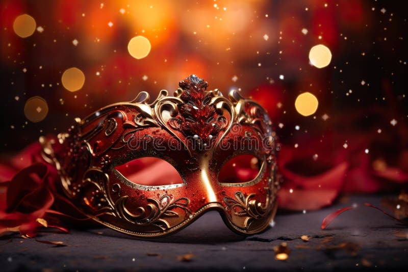 Masquerade Magic: Intricate Carnival Masks Stock Photo - Image of ...