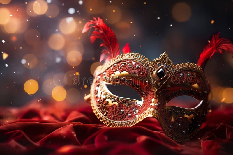 Masquerade Magic: Intricate Carnival Masks Stock Photo - Image of ...