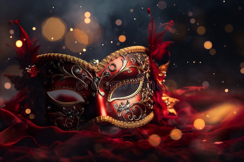 Masquerade Magic: Intricate Carnival Masks Stock Image - Image of ...