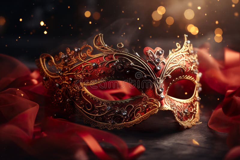 Masquerade Magic: Intricate Carnival Masks Stock Photo - Image of ...