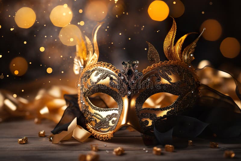 Masquerade Magic: Intricate Carnival Masks Stock Photo - Image of ...