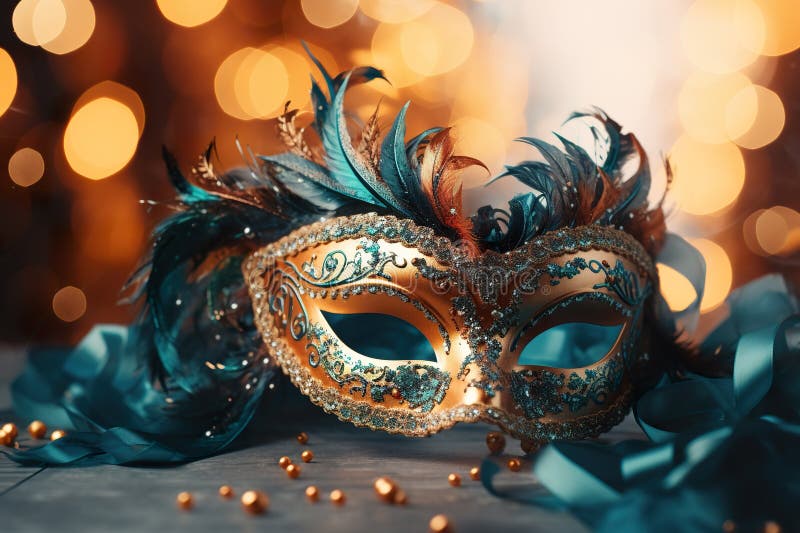 Masquerade Magic: Intricate Carnival Masks Stock Photo - Image of ...