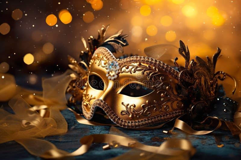 Masquerade Magic: Intricate Carnival Masks Stock Image - Image of ...