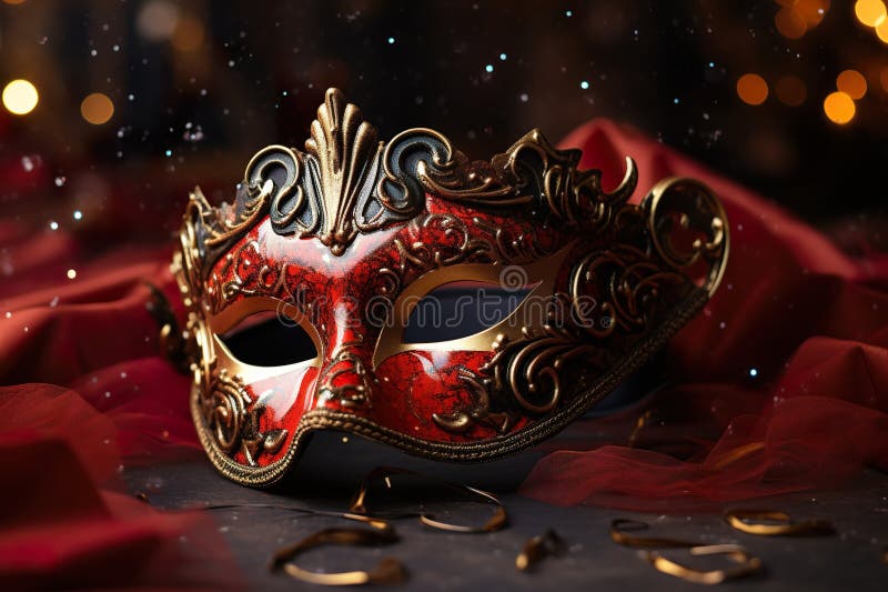 Masquerade Magic: Intricate Carnival Masks Stock Photo - Image of ...