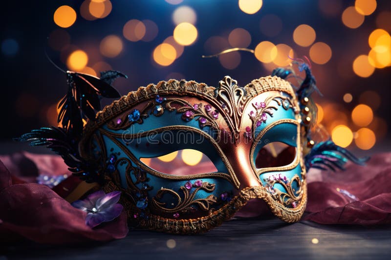 Masquerade Magic: Intricate Carnival Masks Stock Image - Image of ...