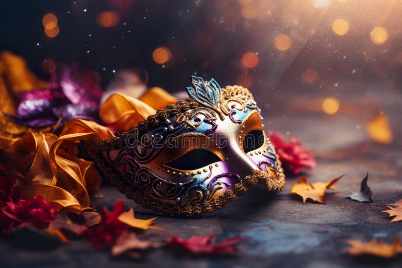 Masquerade Magic: Intricate Carnival Masks Stock Image - Image of ...