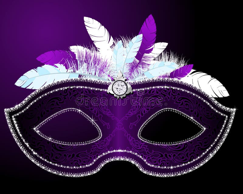 Masquerade Mask stock vector. Illustration of ornate - 15639089