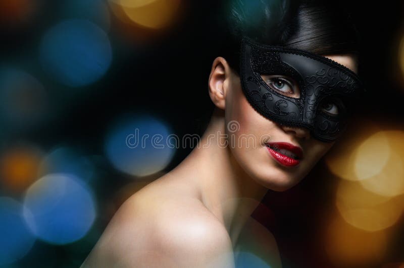 Masquerade mask stock image. Image of black, mask, fantasy - 22529689