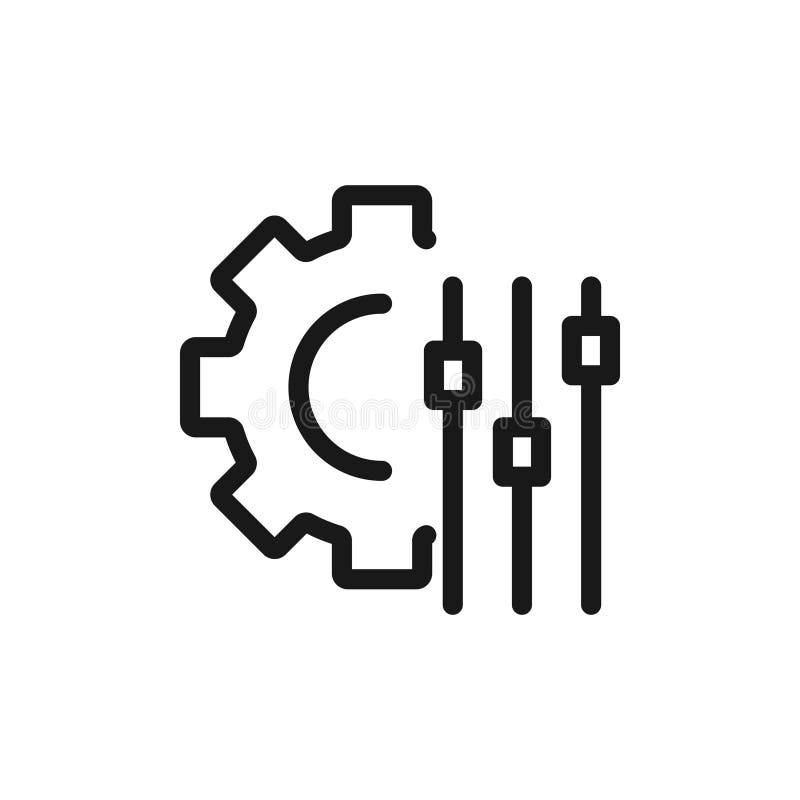 Mass customization icon stock vector. Illustration of construction ...