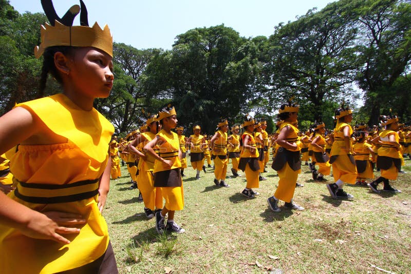 Mass dance editorial stock image. Image of dancers, java - 37415279