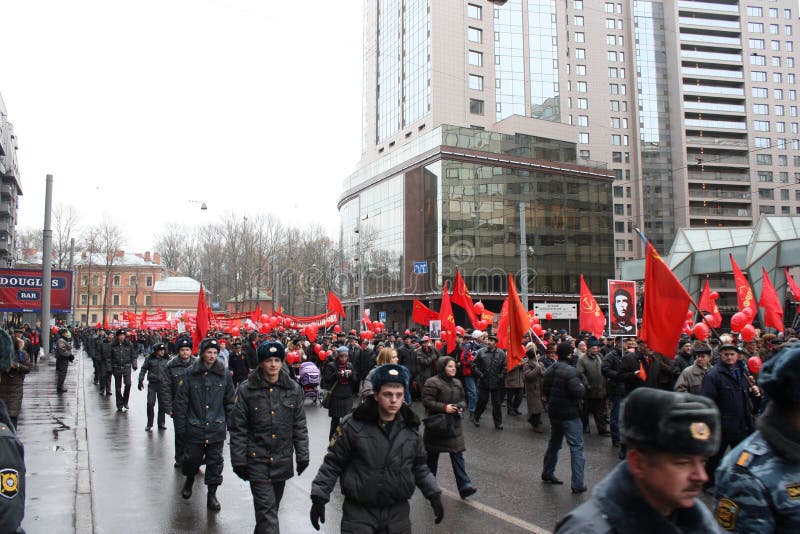 Mass Demonstration of Russian Left on November 7th Editorial ...