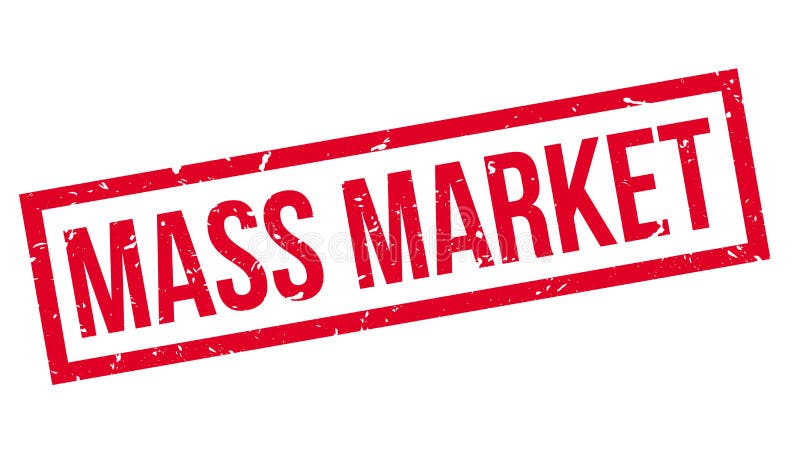 Mass Market rubber stamp stock illustration. Illustration of heading ...