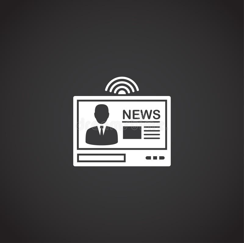 Mass Media Related Icon on Background for Graphic and Web Design ...