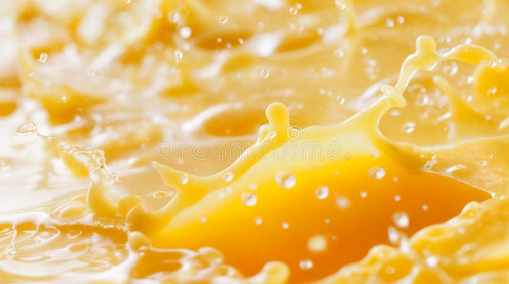 A Mass of Melted Cheese, a Beautiful Drip Pattern Stock Illustration ...