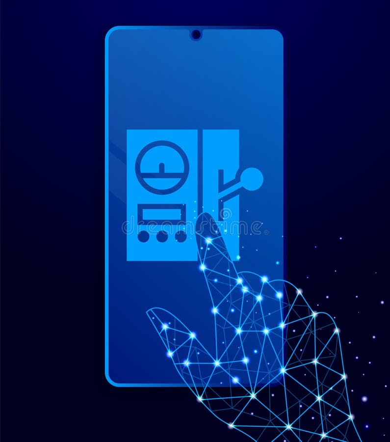 Mass Production, Control Panel Touch Phone. Polygon Style Touch Phone ...