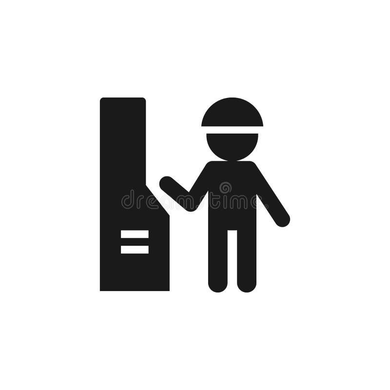 Mass Production, Engineer Icon - Vector. Simple Element Illustration ...